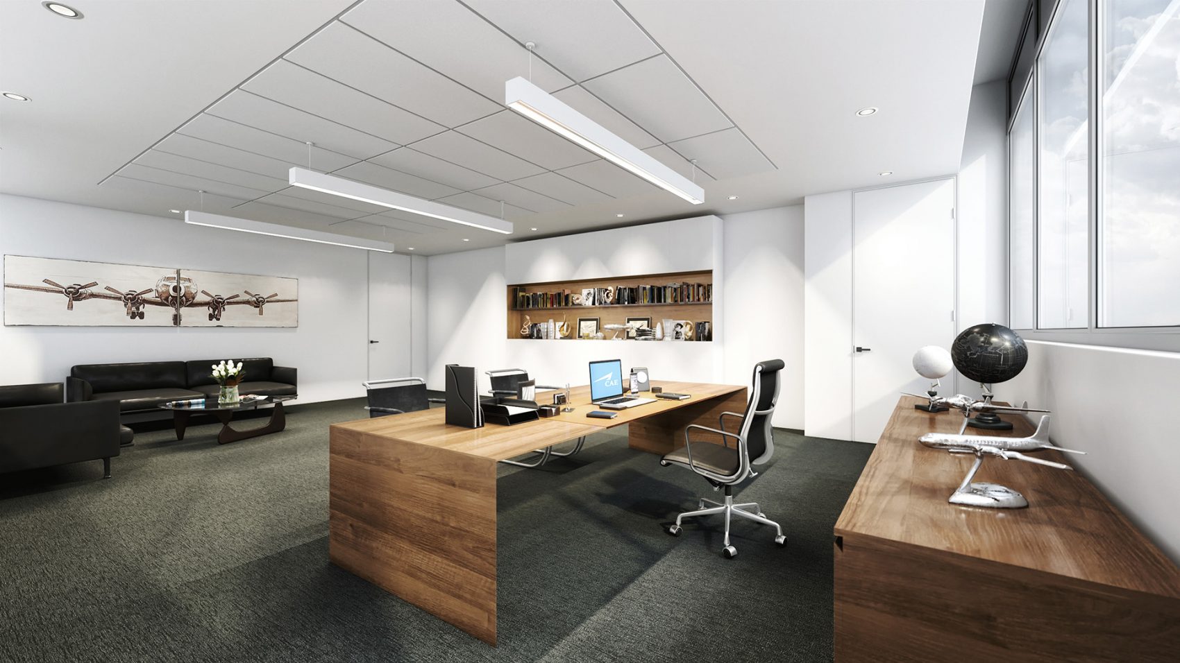 CAE Office - ATELIER MONARQUE ARCHITECTURE - Archvyz